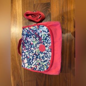 Kipling | Bags | New Kipling Lunchbox Bright Pink And Dark Blue | Poshmark